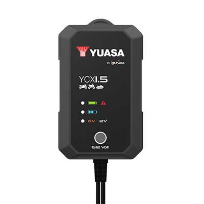 Yuasa YCX1.5 6/12V 1.5A 7 Stage Smart Motorbike Battery Charger & amp ...