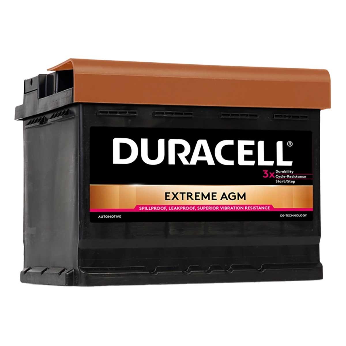 Duracell 027 / DE60 AGM Extreme Car Battery - FREE UK mainland delivery