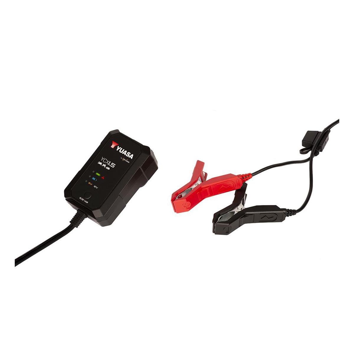 Yuasa YCX1.5 6/12V 1.5A 7 Stage Smart Motorbike Battery Charger & amp ...