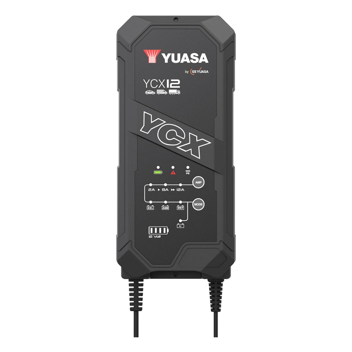 YCX12 Yuasa 12V 12A 9 Stage Smart Battery Charger & Maintainer – FREE ...