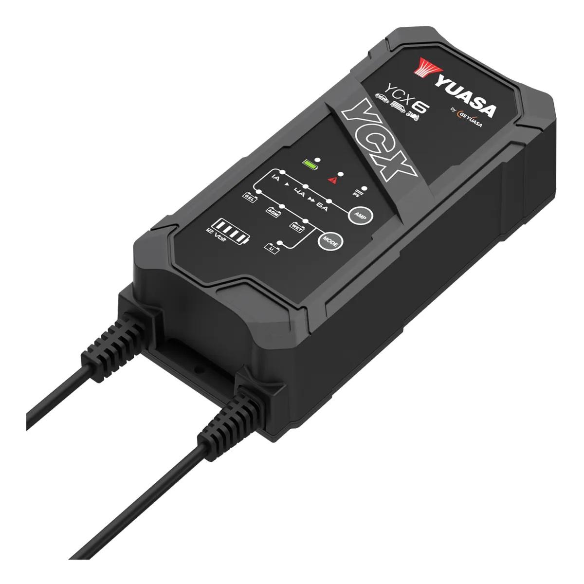 YCX6 Yuasa 12V 6A 9 Stage Smart Battery Charger & Maintainer – FREE UK ...