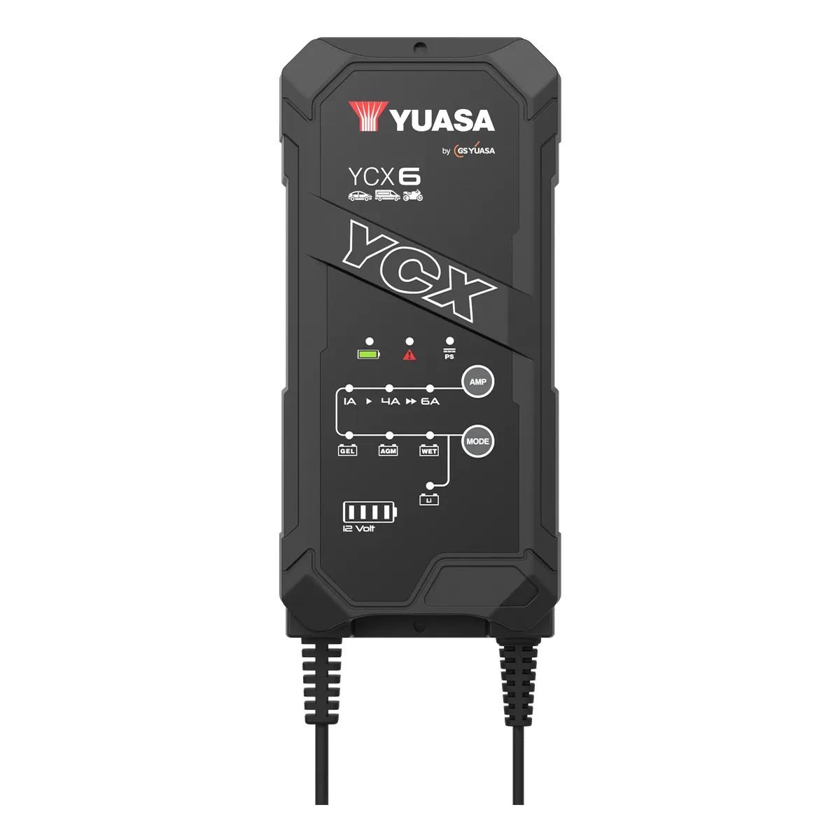 YCX6 Yuasa 12V 6A 9 Stage Smart Battery Charger & Maintainer – FREE UK ...