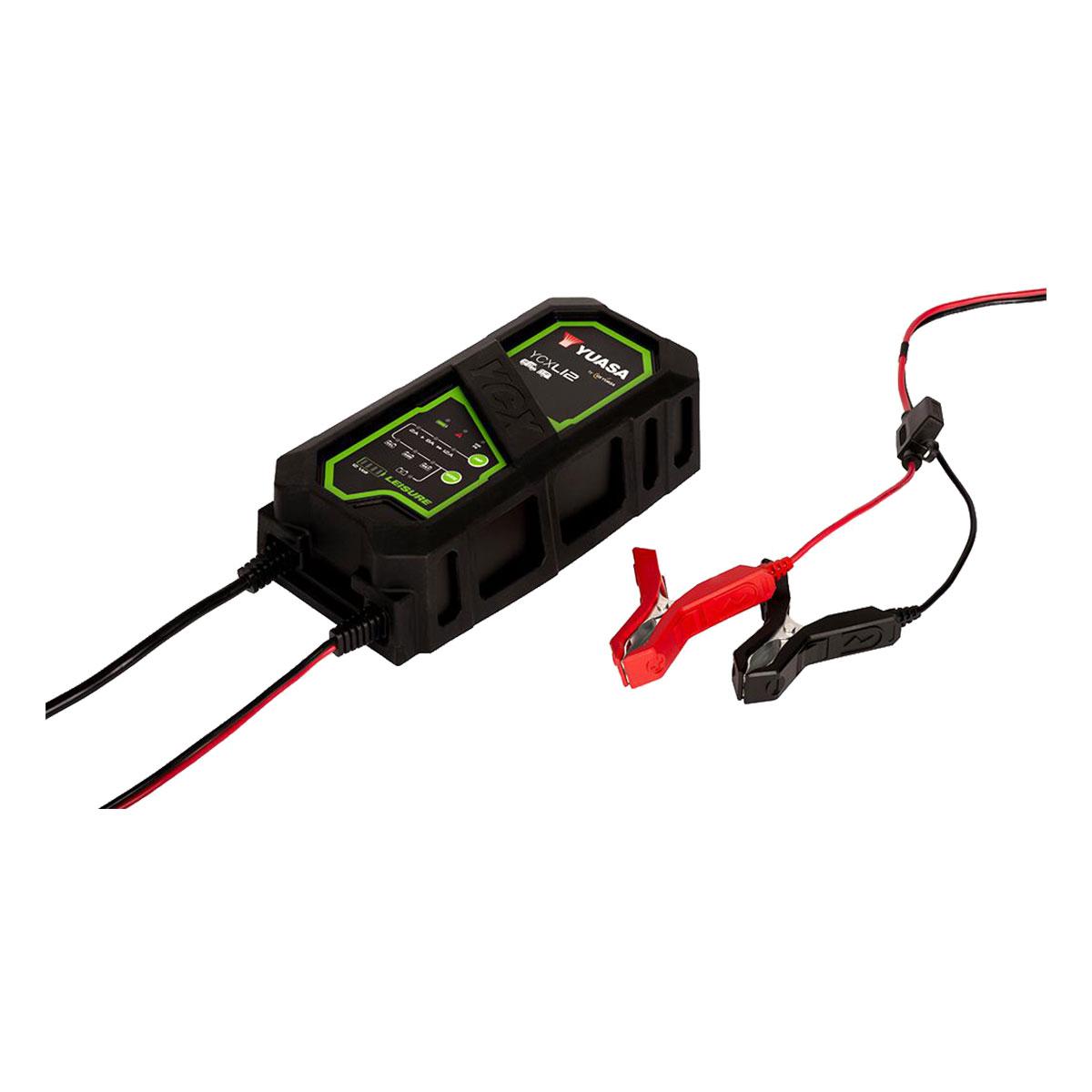 Yuasa YCXL12 12v 12A 9 Stage Smart Leisure Battery Charger & Maintainer ...